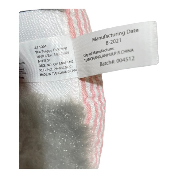 Preppy Pelican | Toys | The Preppy Pelican Plush Dolphin Grey With Pink ...